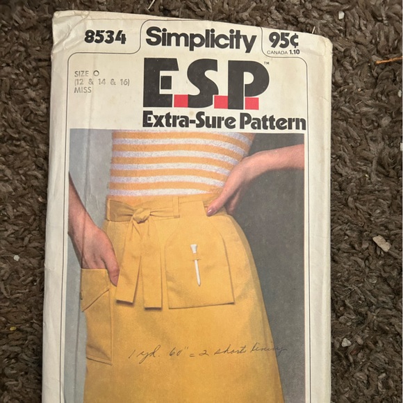 Simplicity | Other | Vintage Simplicity Sewing Pattern | Poshmark